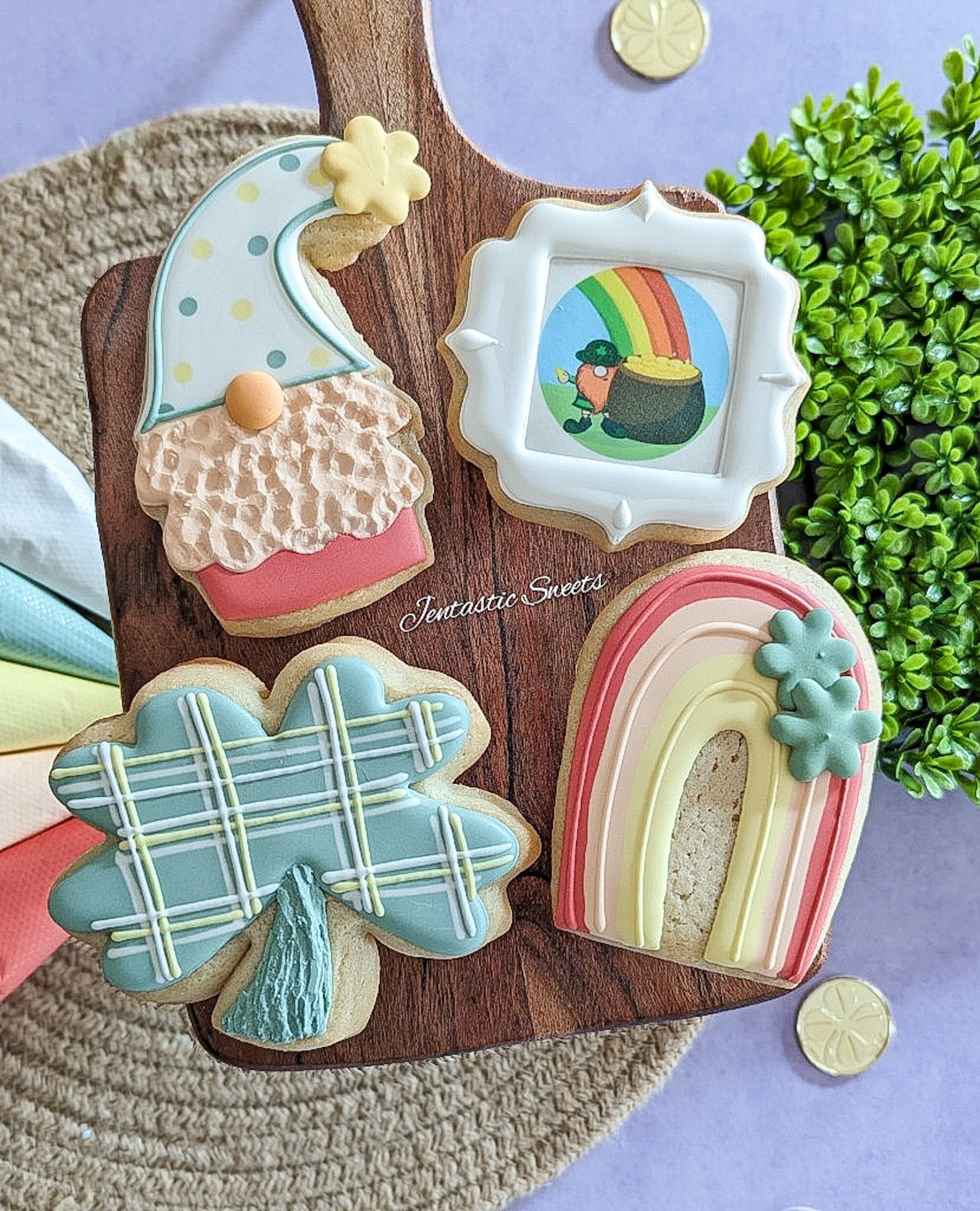 Beginner St. Patrick's Day Cookie Class | Jentastic Sweets